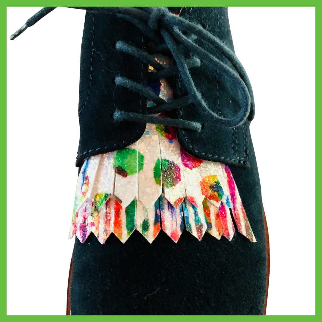 Fringetastic Shoe Lashes - Going Dotti For You – Happiness Place